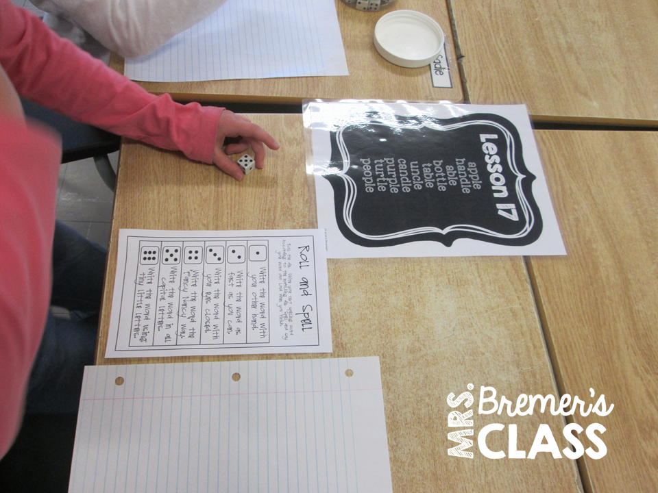 Roll and Spell and More Daily 5 Activities | Mrs. Bremer's Class