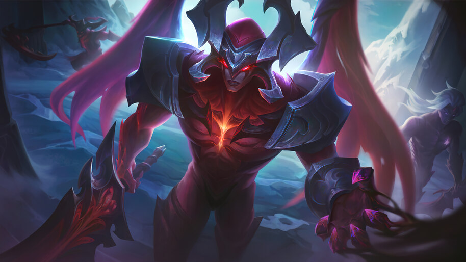 Aatrox LoL League of Legends 4K #3500a Wallpaper PC Desktop