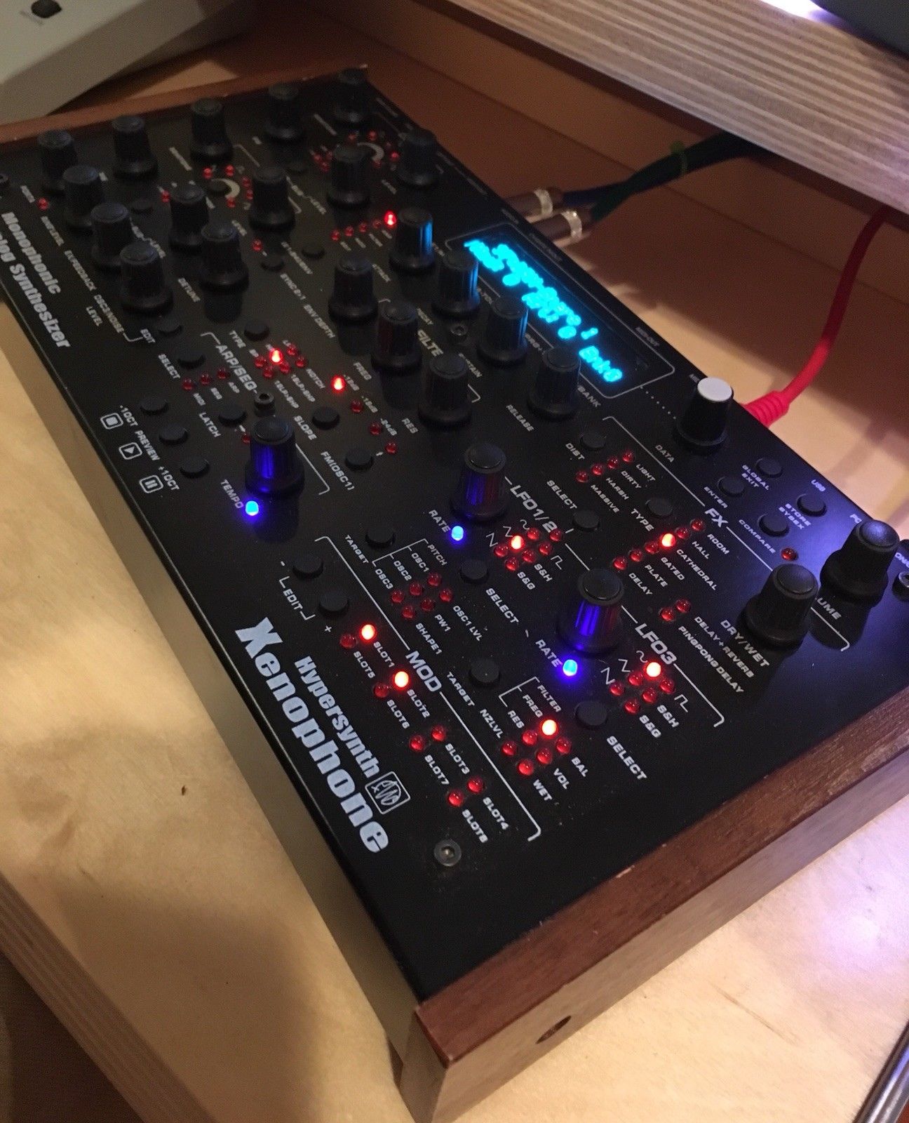 MATRIXSYNTH: Hypersynth Xenophone Advanced Analog Mono SYNTHESIZER