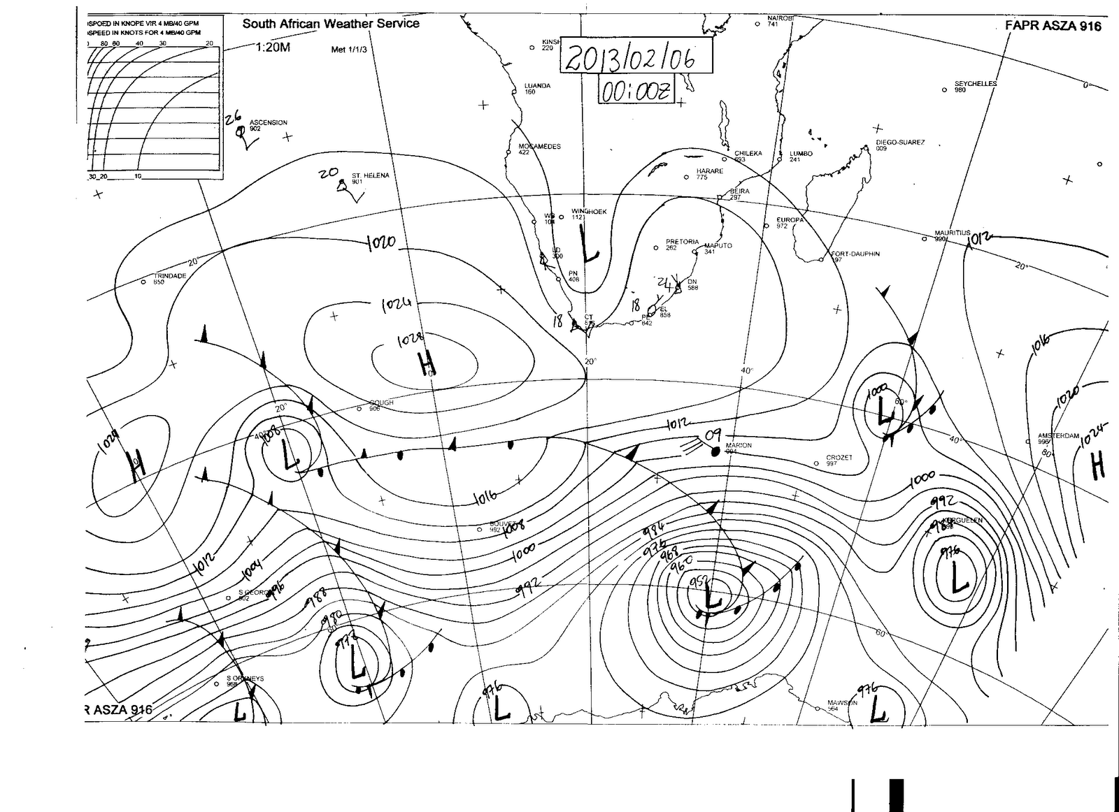 SA Weather and Disaster Observation Service: SA Sea Level Synoptic ...