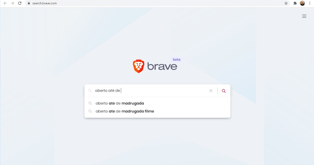 Brave Search beta já disponível para todos | Aberto até de Madrugada