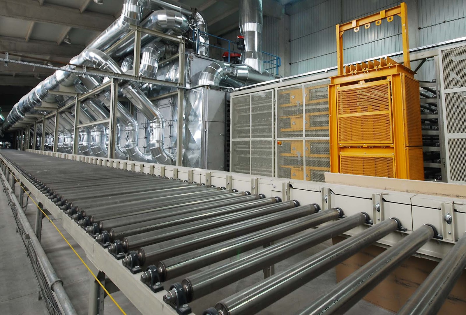 Plasterboard Production Technology: Drying Unit (Dryer Burners) of the ...