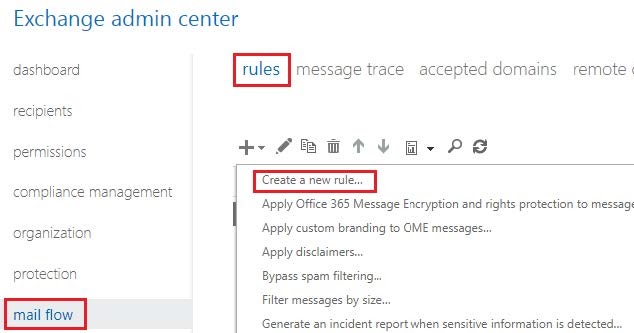 Configuring Exchange Online Mail Flow Rules - Untold.IT