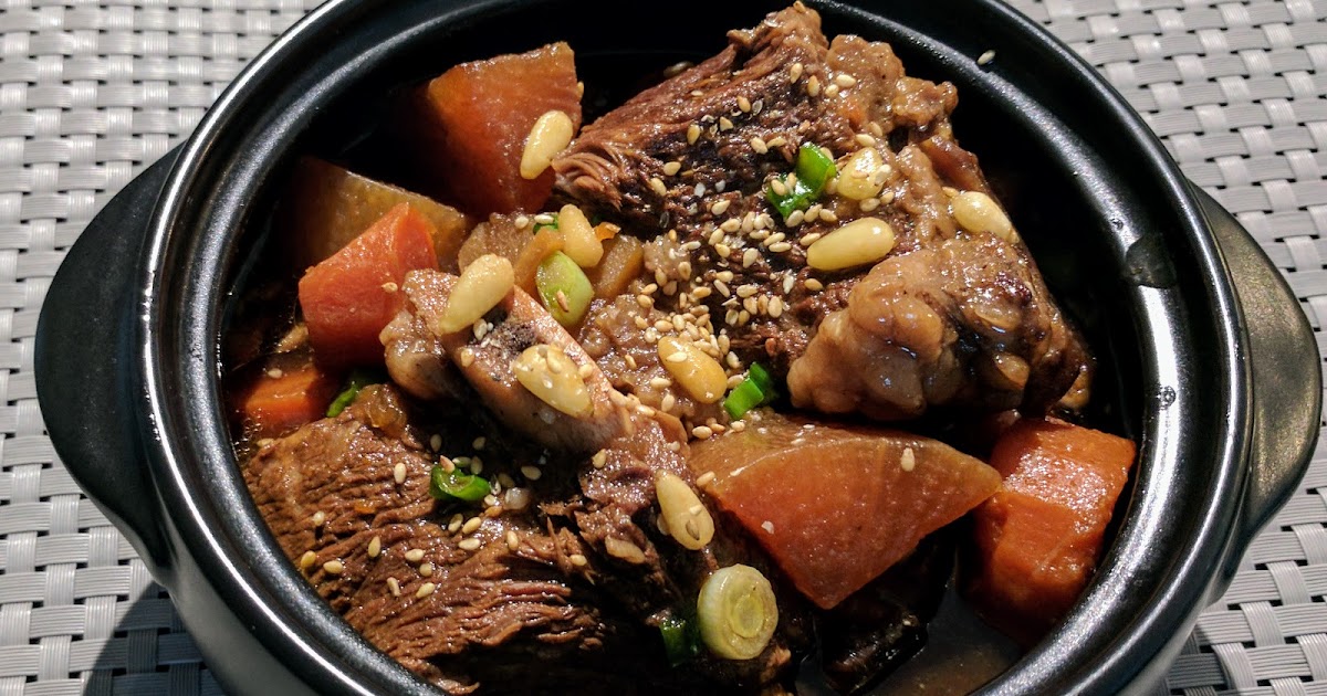Braised Beef Short Rib Stew "Kalbi Jim"