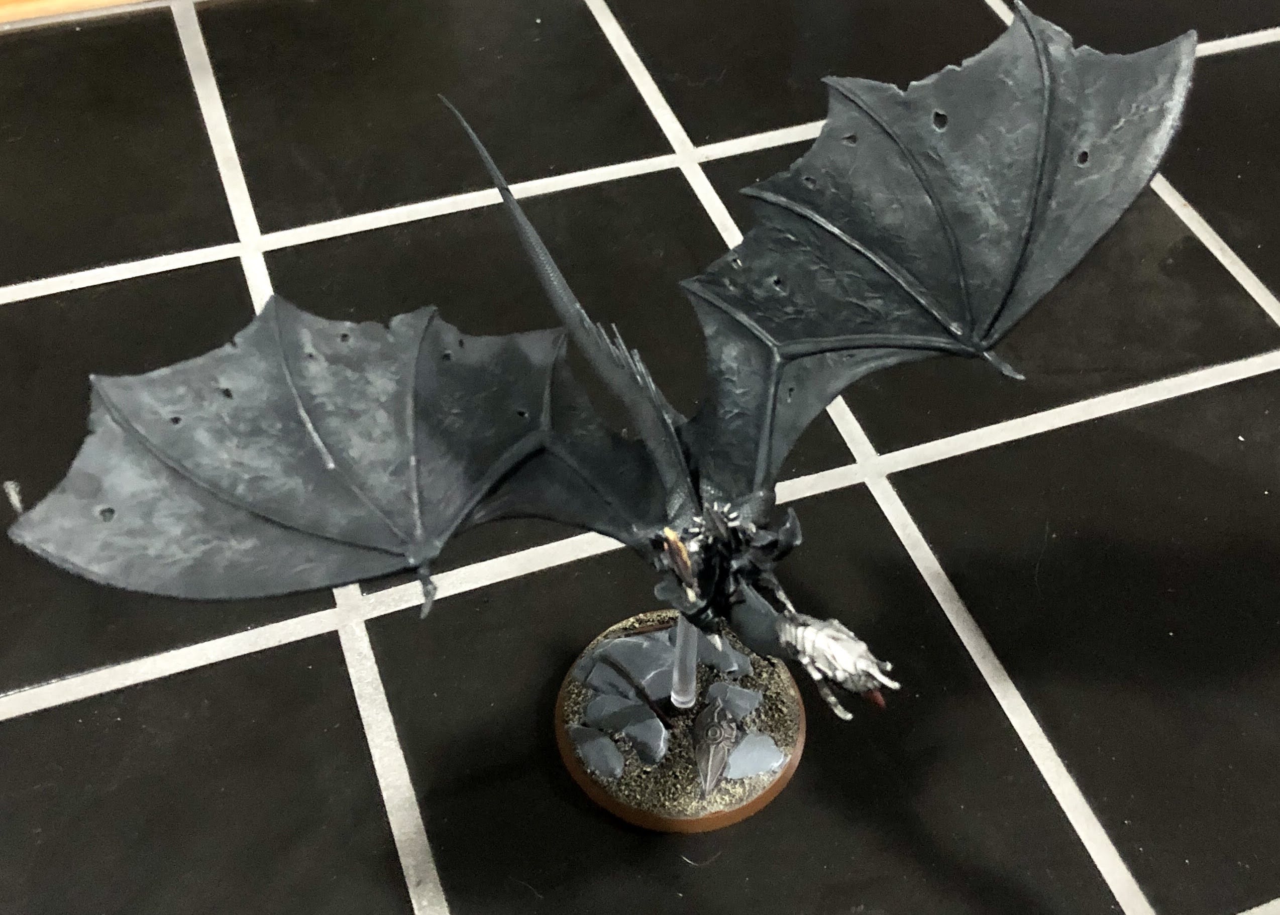 MeSBG: 'Witch-King of Angmar on Fell Beast' ~ The Old West Chronicle