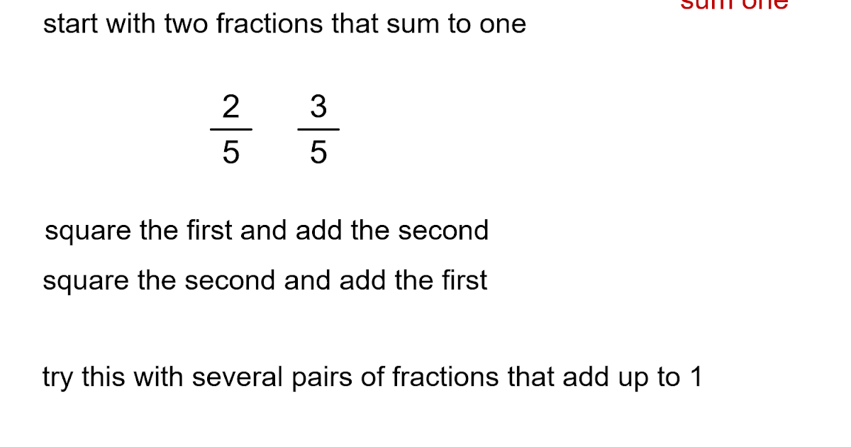 MEDIAN Don Steward mathematics teaching: sum one