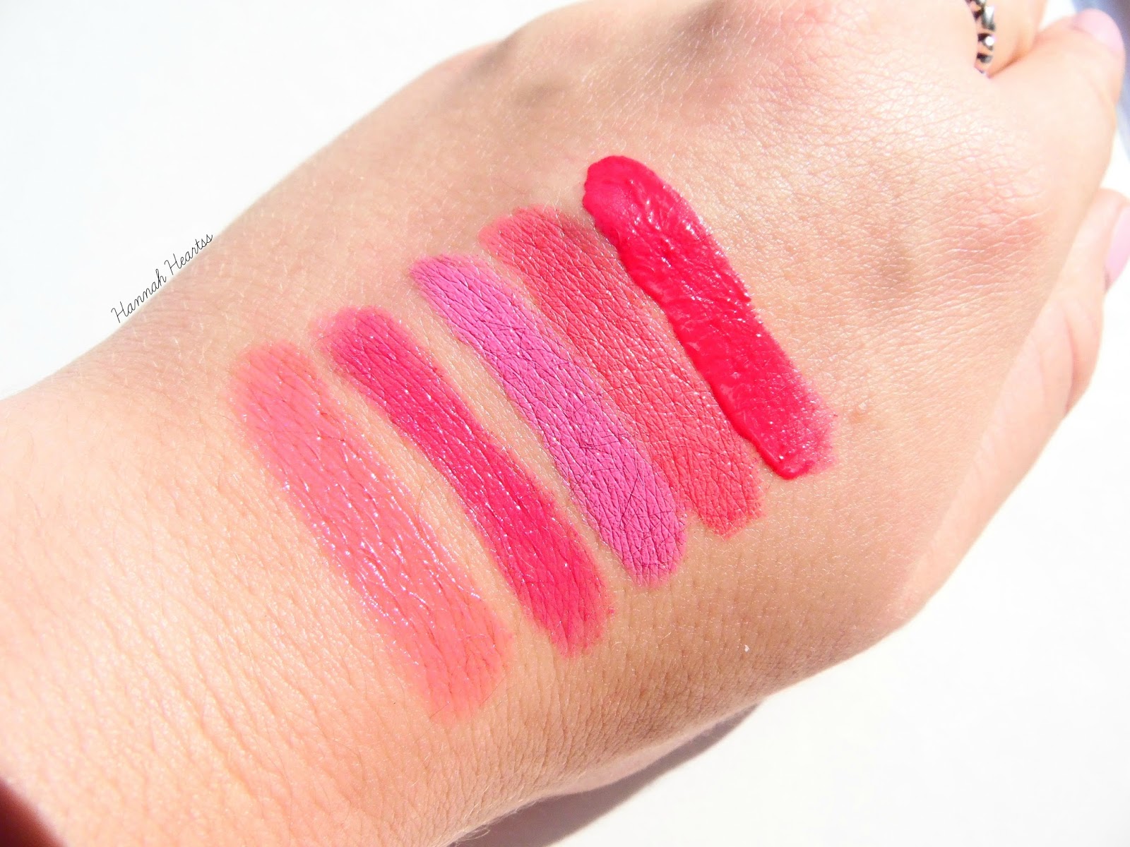 Bright Pink Lips for Summer // Top Five — Hannah Heartss