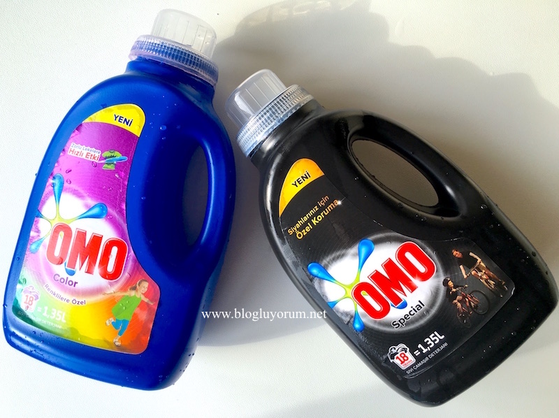 OMO COLOR RENKLİ VE OMO SPECiAL SİYAHLAR İÇİN SIVI ÇAMAŞIR DETERJANI ...