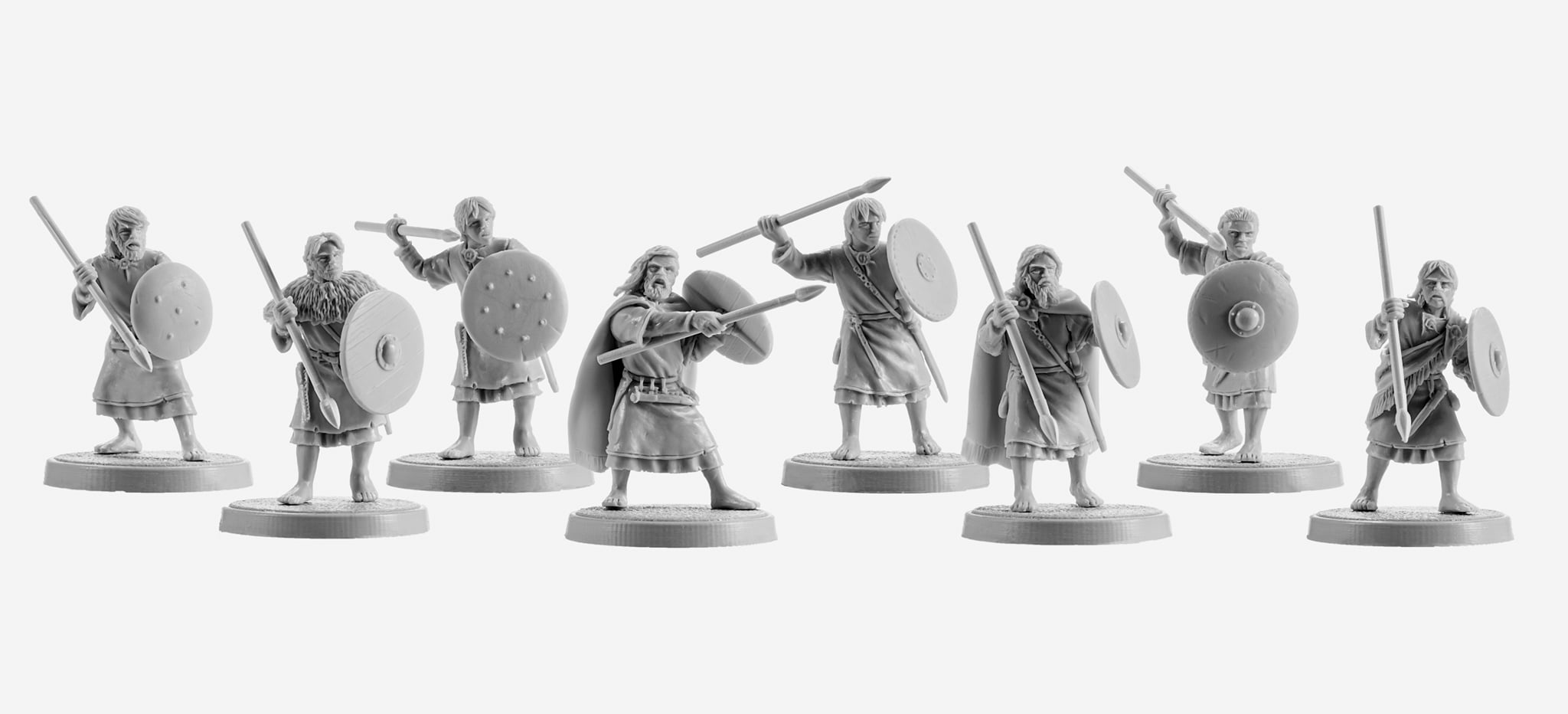 Wargame News and Terrain: V&V Miniatures: New Resin Irish Warriors With ...
