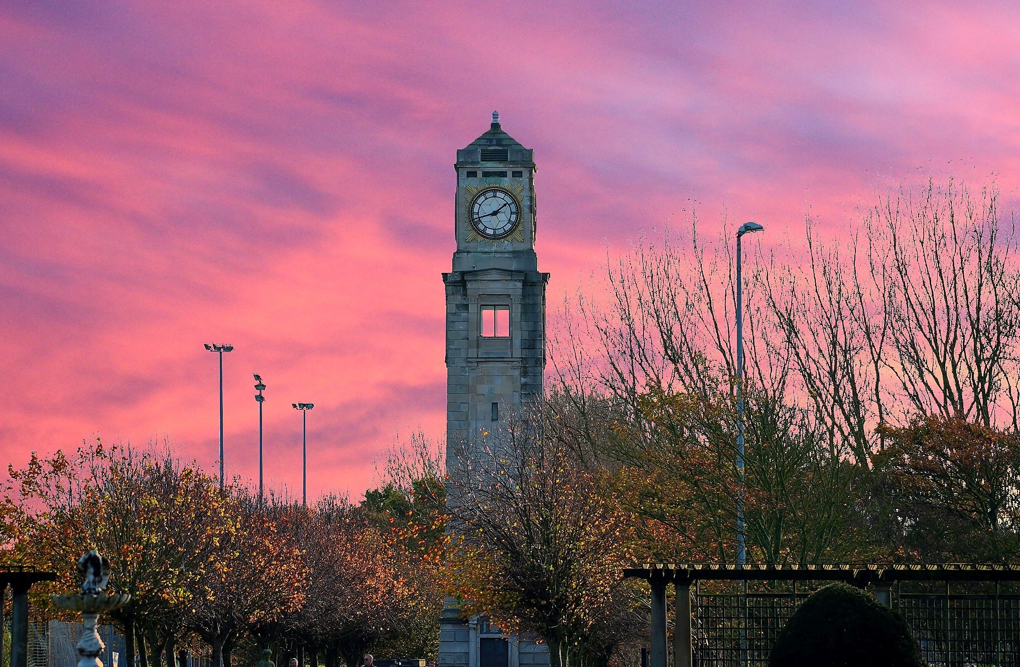 Blackpool: Stanley Park Cocker Clock Memorial Tower
