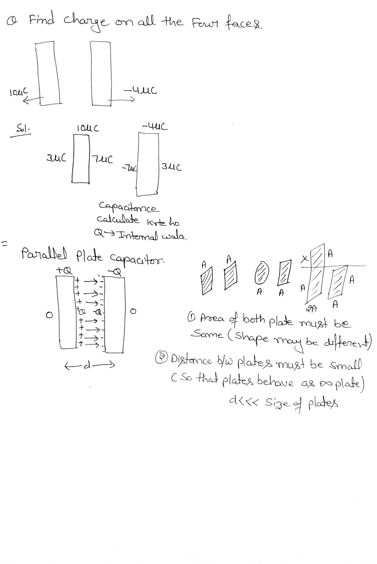Capacitor notes physics class 12 - Studypur