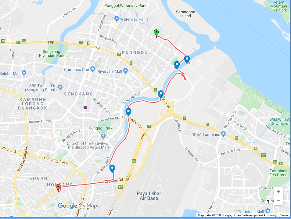 Singapore Walking Routes: Serangoon River