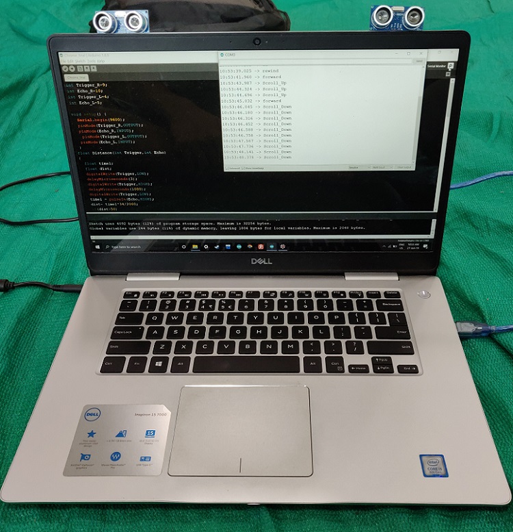 Arduino Based Hand Gasture Control Of Computer