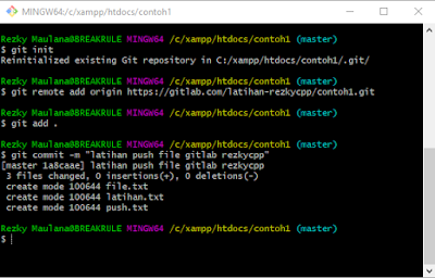 Tutorial Gitlab : Cara Mudah Push File | RZDev: Belajar Programming!