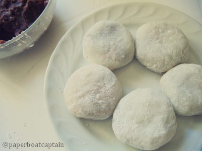 Paperboatcaptain - Essais culinaires: Tsubushian & Daifuku