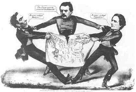 Houston 1: Civil War Political Cartoon