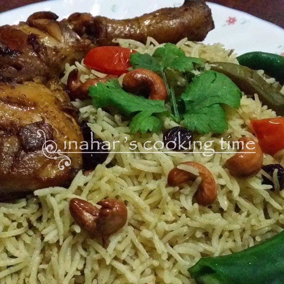 INAHAR'S COOKING TIME!: ROASTED CHICKEN KABSA RICE