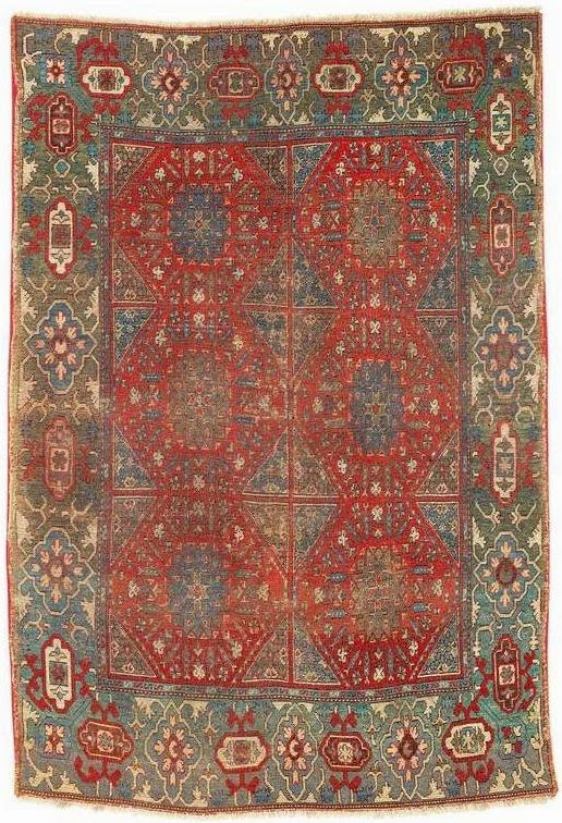 Oriental Rugs: Baron Heinrich von Tucher Compartment Carpet