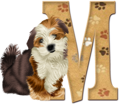 Alfabeto con lindo perrito. - Oh my Alfabetos!