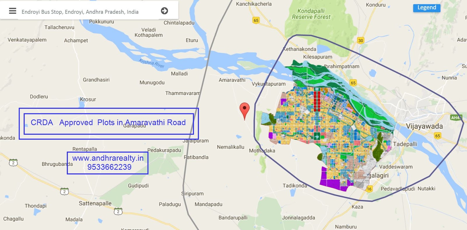 CRDA Approved Layout Plots