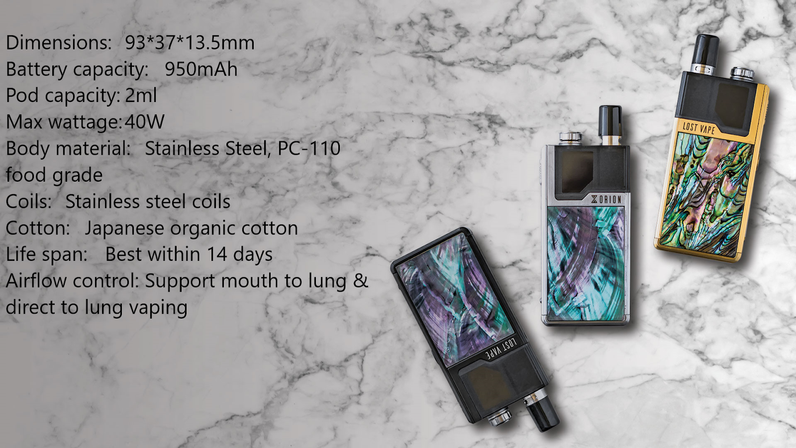Lost Vape Orion DNA Go Kit 950mAh & 2ml - Gathering All The Special ...