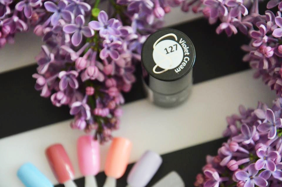 Semilac 127 Violet Cream, czyli piękny kolorek na wiosnę. - Beauty Dorczi