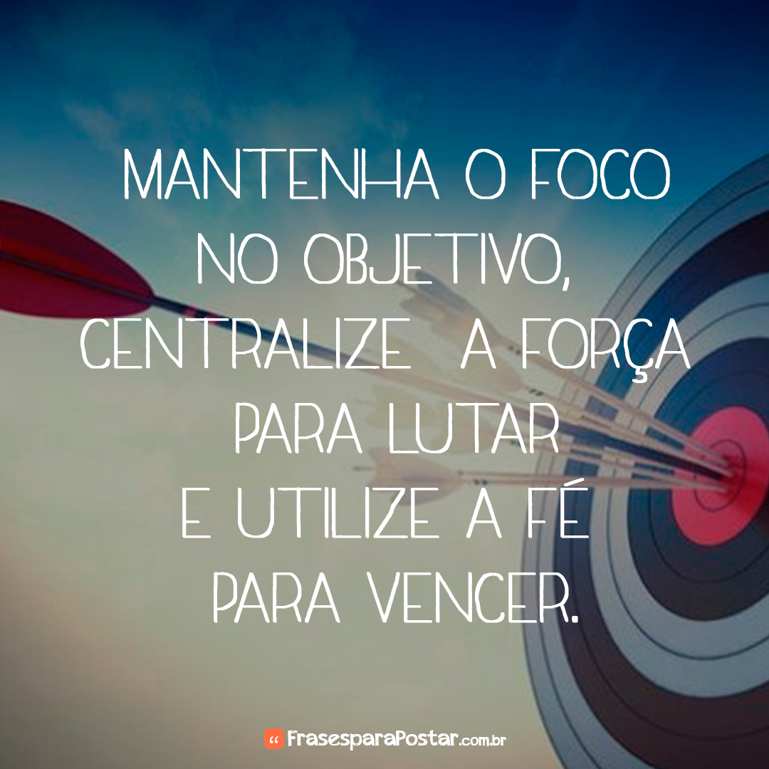 Mensagem De Foco No Objetivo - FDPLEARN