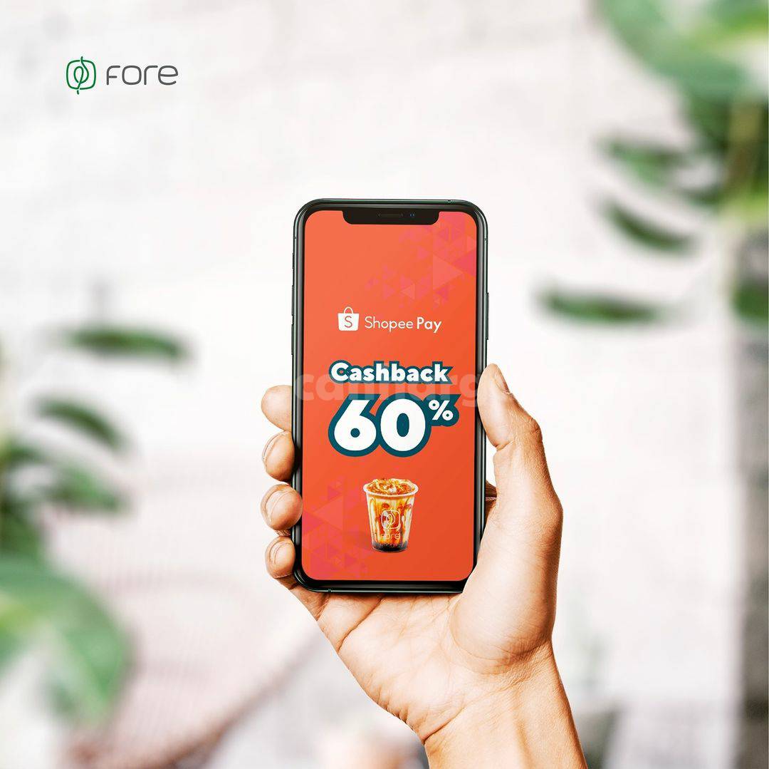 FORE COFFEE Promo Cashback 60% dengan ShopeePay via aplikasi* | scanharga