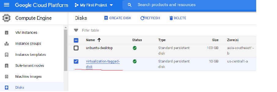 How to use virtualbox on google engine - bpowhatis