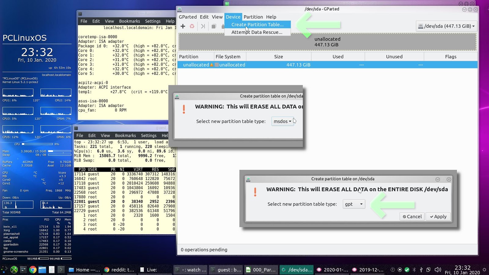 Byteria: Transição para hardware UEFI-GPT