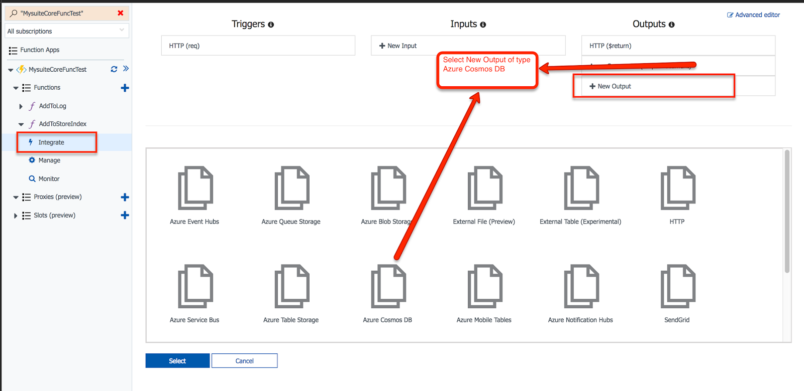 Inserting Data With Azure Functions In Cosmosdb