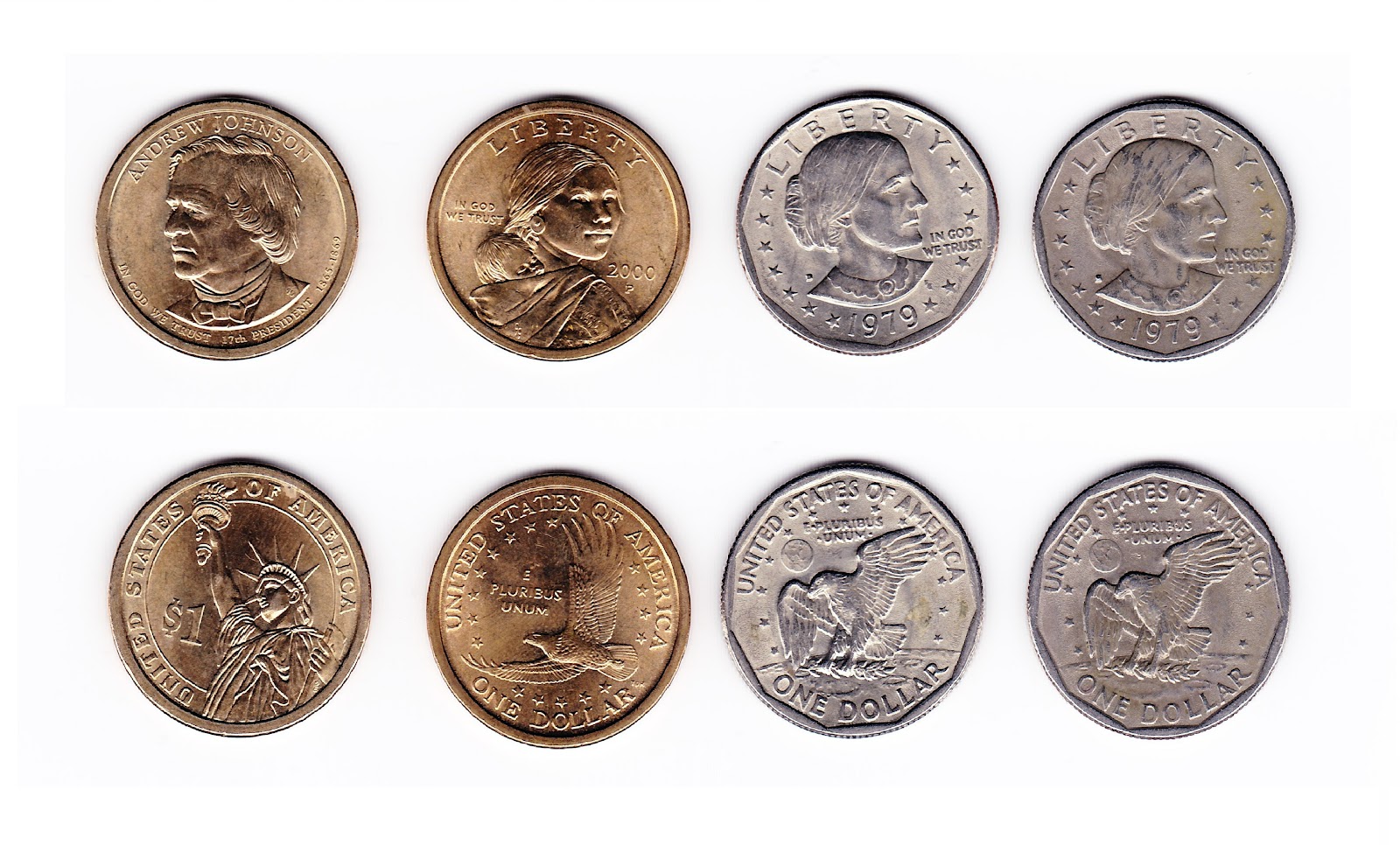 Pockets Full of Change: Friday Free Finds - 7 - U.S. $1 Coins