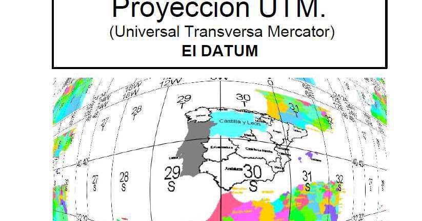 COORDENADAS GEOGRÁFICAS Y PROYECCIÓN UTM