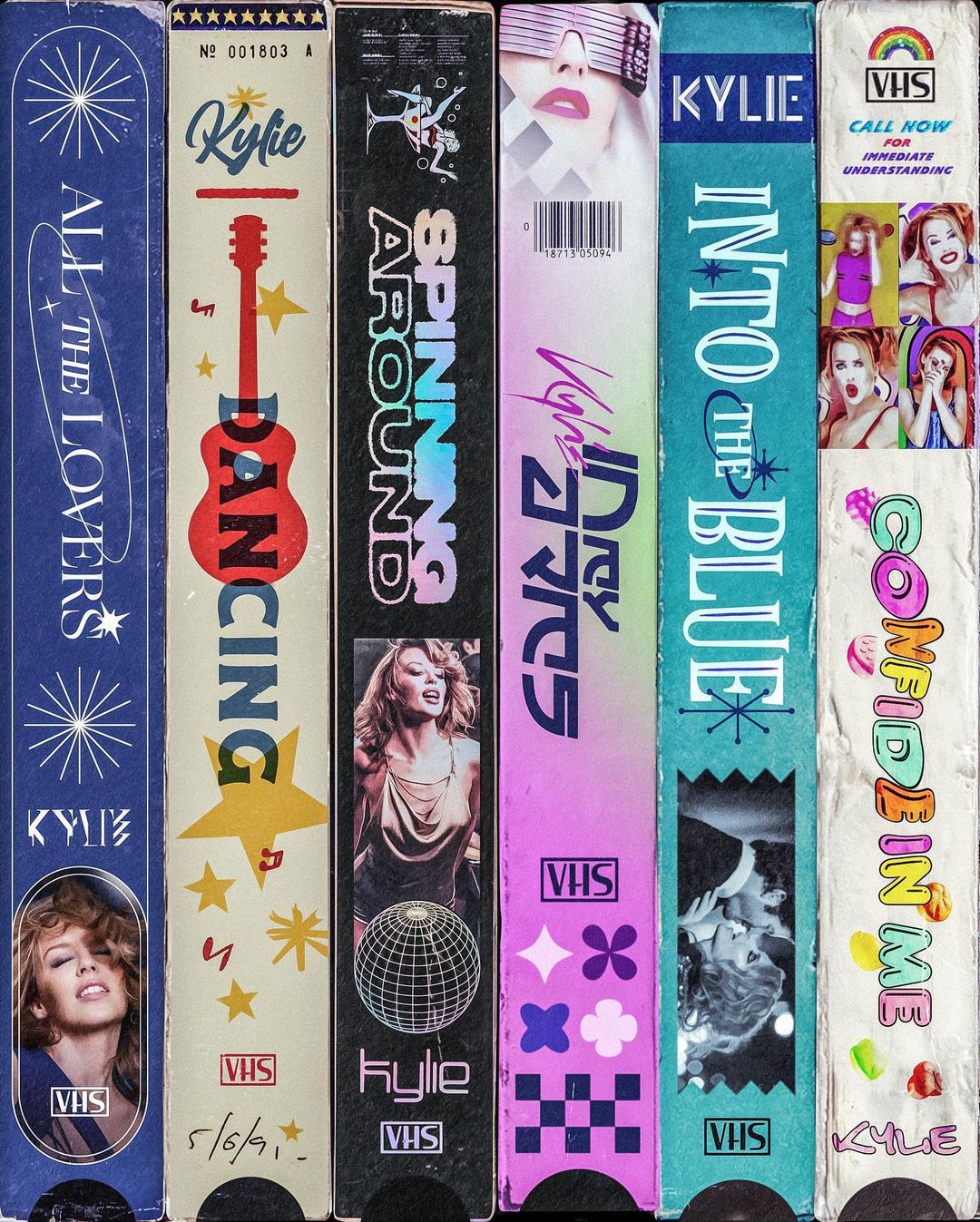 Kylie Fanmade Art: VHS Art