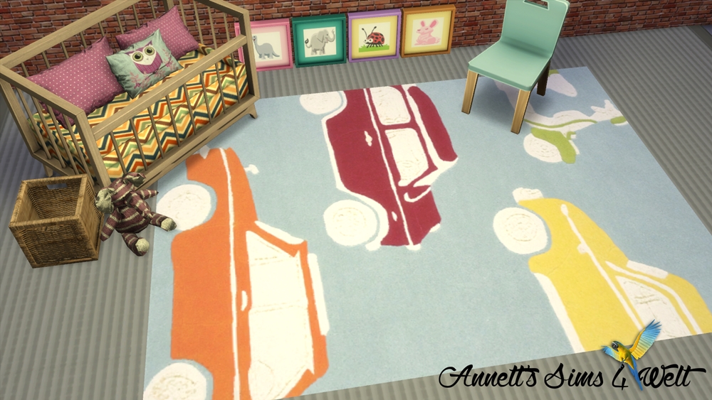 Annett's Sims 4 Welt: Mega Pack - 30 Kids Rugs