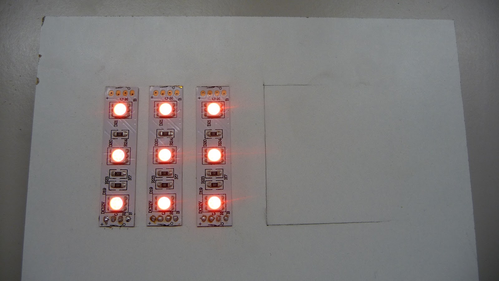 RGB-LED Matrix: Aufbau der LED Matrix