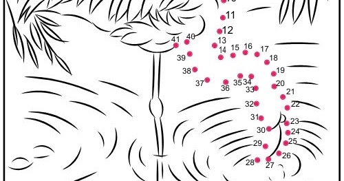 Nicole's Free Coloring Pages: CONNECT THE DOTS and COLOR!