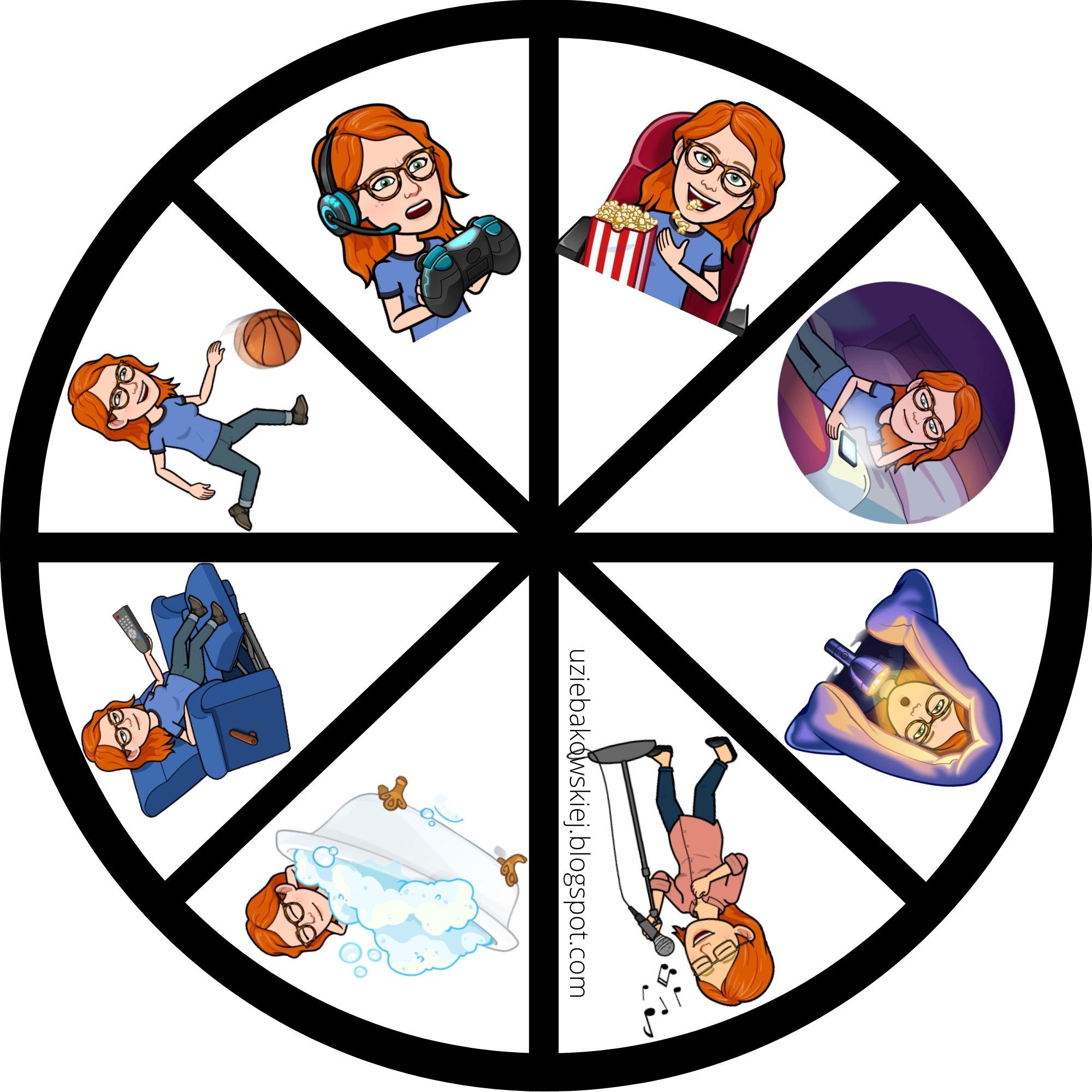 U Ziębakowskiej: Linkers, bitmoji and the weather :)