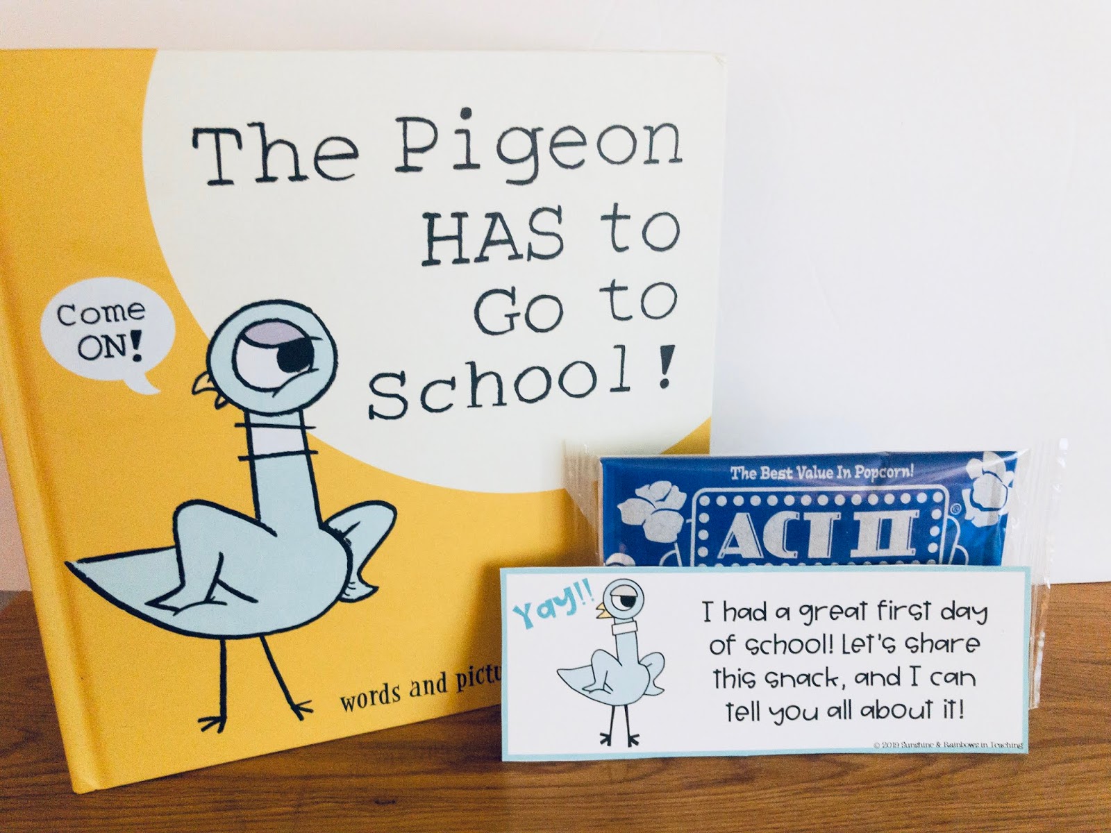 The Pigeon HAS to Go to School | Sunshine and Rainbows in Teaching