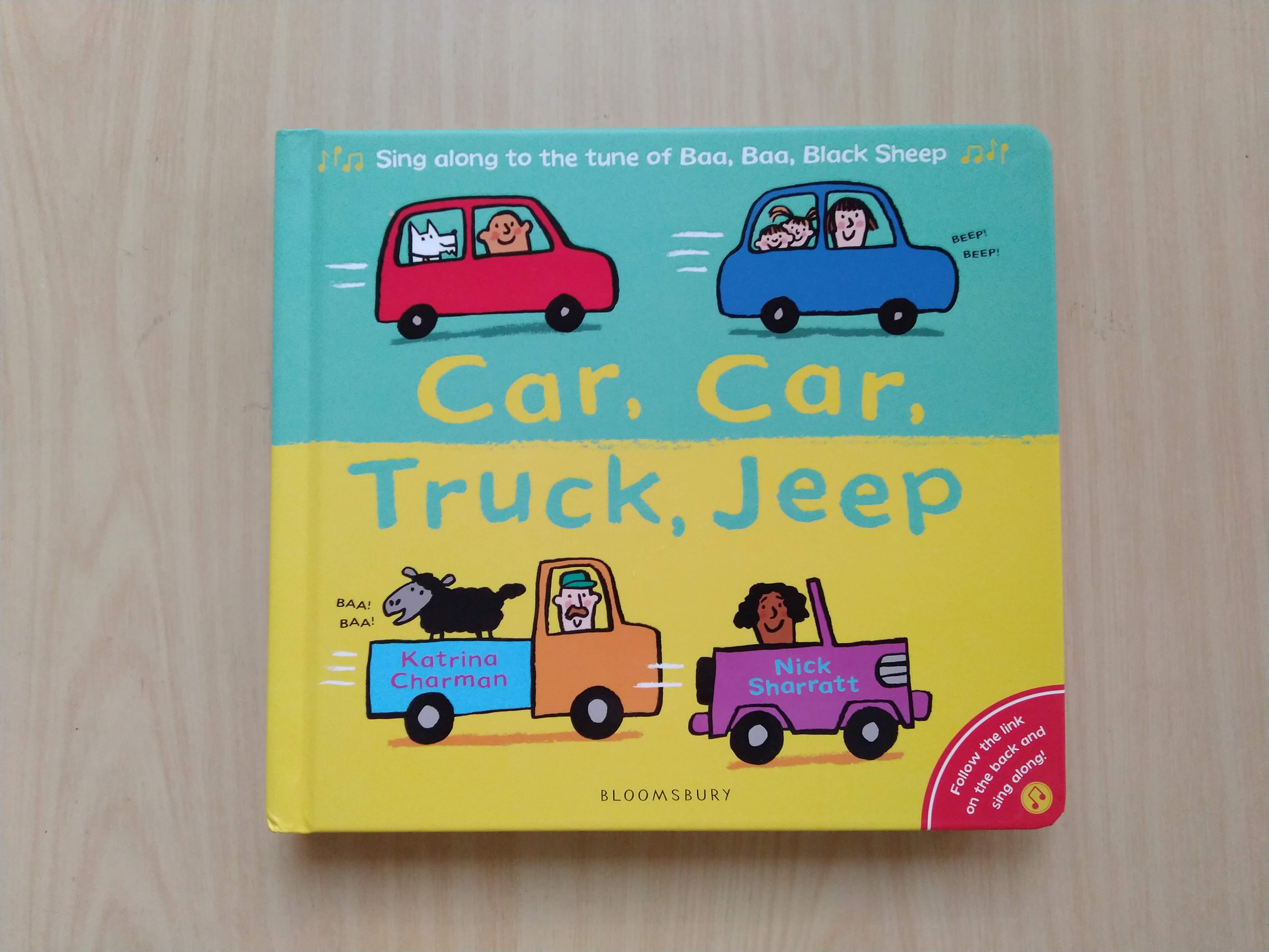[英文繪本分享] Car Car truck Jeep / Katrina Charman / Nick Sharratt