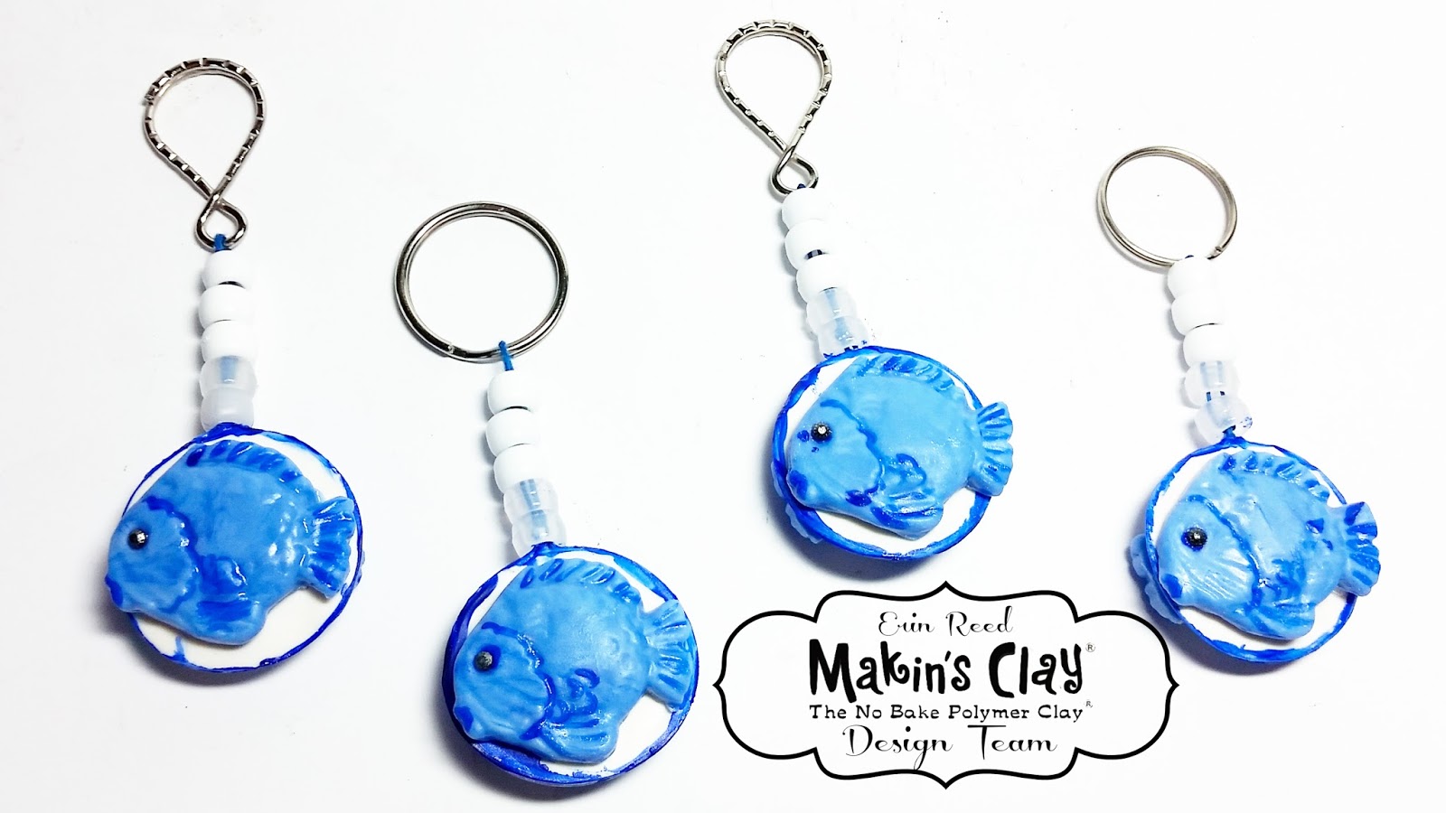 Fish Key Chains by Erin Reed