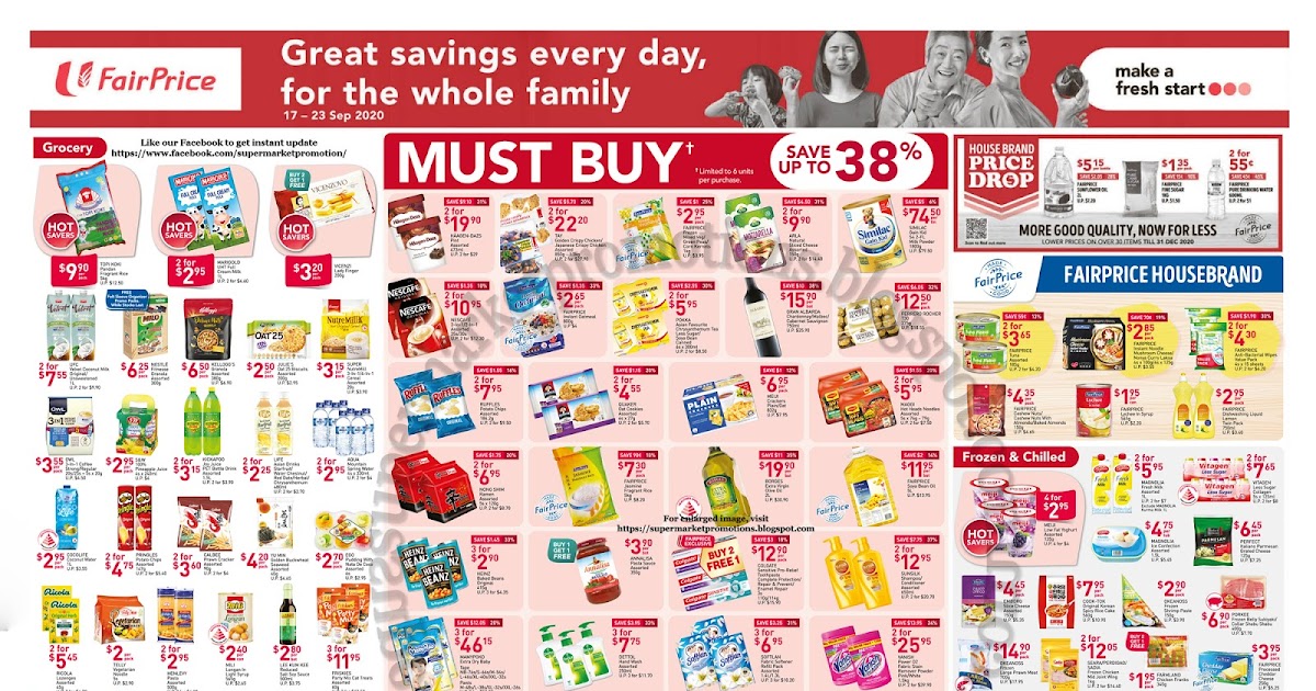 NTUC FairPrice Weekly Promotion Ad 17 - 23 September 2020 ~ Supermarket ...