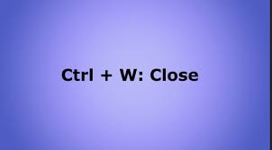 CTRL-W.