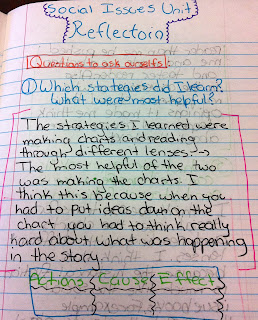Two Reflective Teachers: Social Issues Book Club Unit Reflection