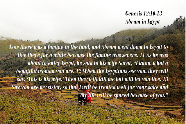 Genesis 12:10-13 Abram in Egypt