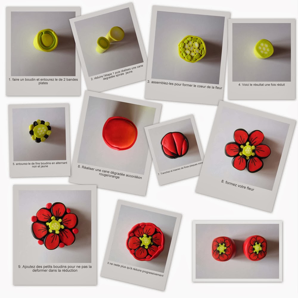un temps pour partager: Réaliser un motif en pâte polymère (fimo)