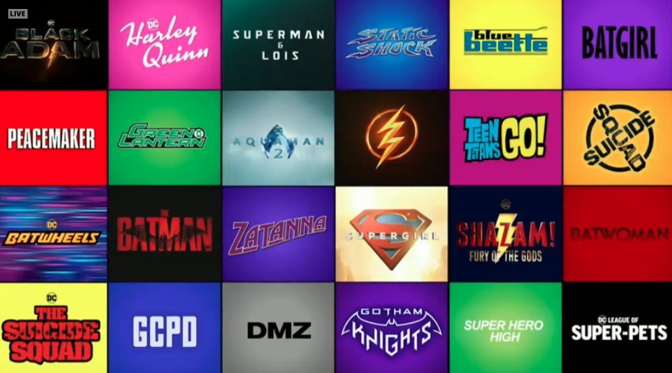 Warner Bros. revela logos de todas as suas futuras produções envolvendo ...