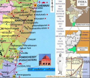 Vallalar Messages: Route Map