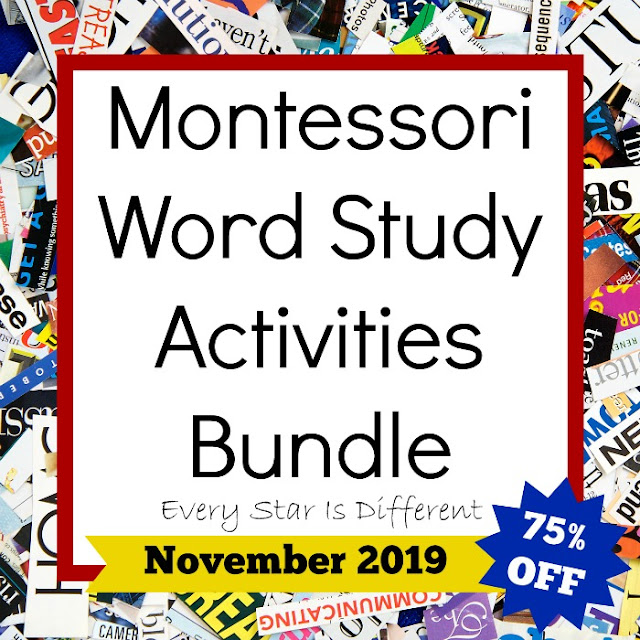 Word Study Activities Bundle - Every Star Is Different