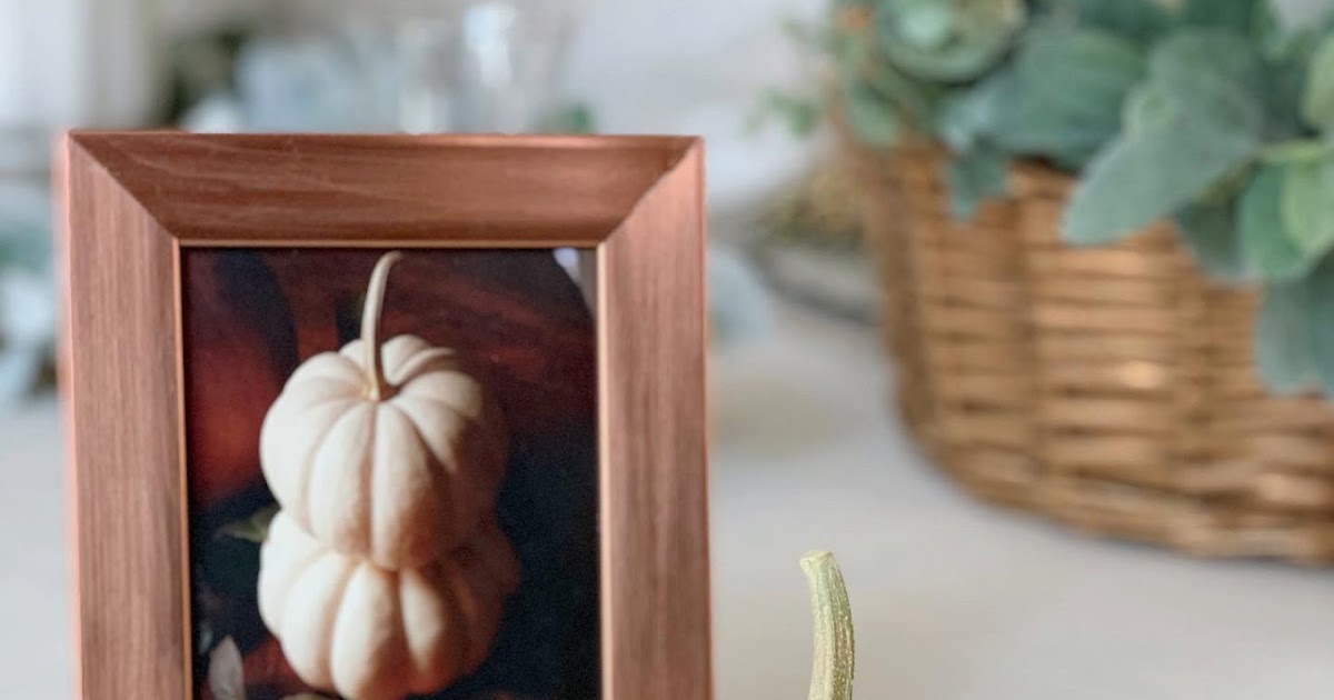 Tips, Treats & Treasures: Fall Framed Art~Easy Craft DIY